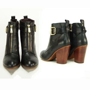 Report Signature | Shoes | Report Signature Womens Blk Leather Ankle ...